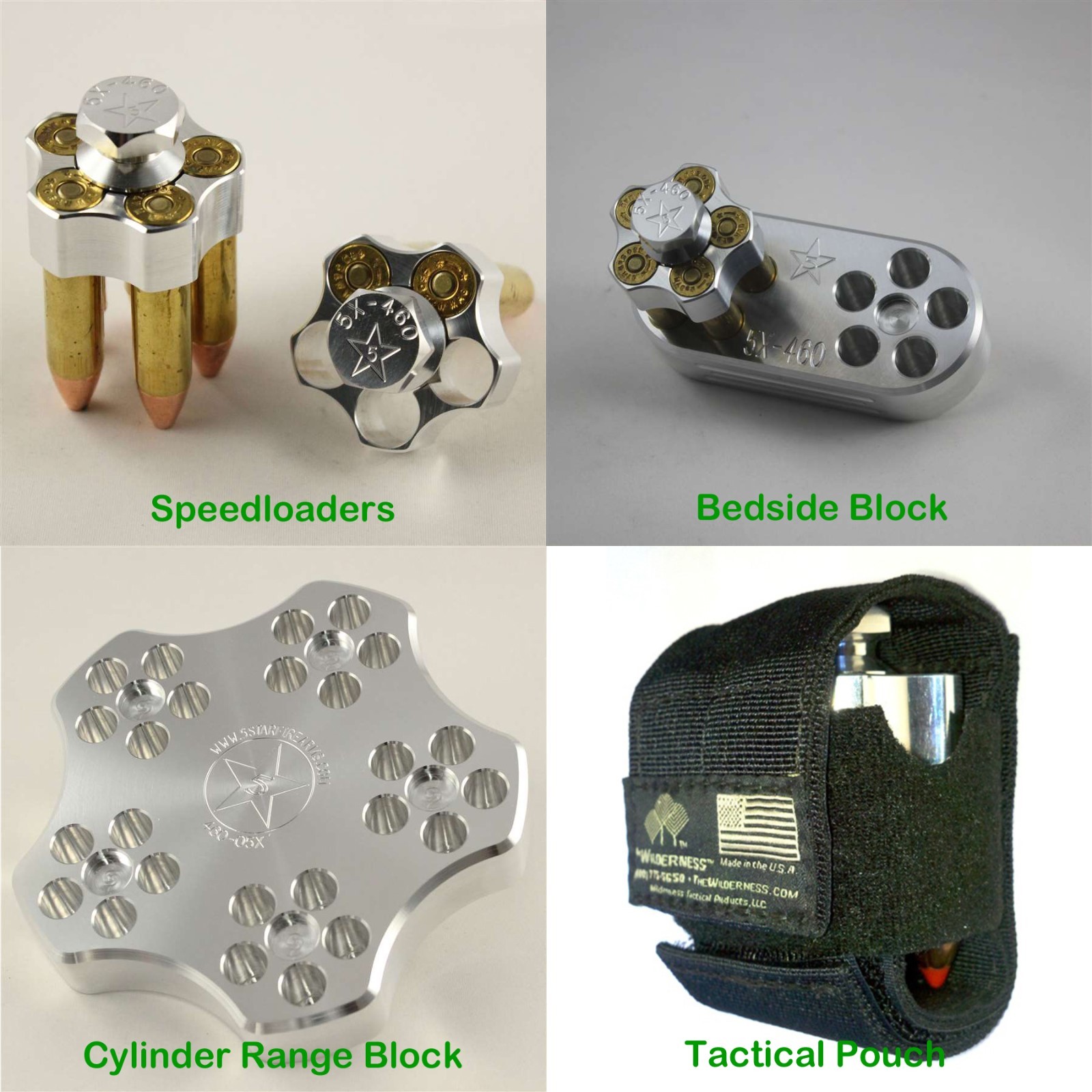 5X-460 [5-Shot .460 S&W] Speedloader, Block, or Pouch - for S&W .460 | eBay