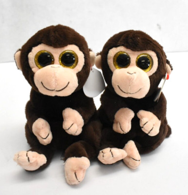 Ty Beanie Baby Bellies Matteo The Monkey 6" Lot Of 2 Collectibles Plush ...