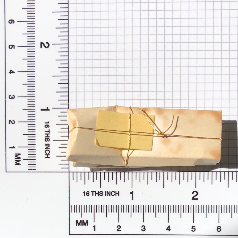 dollhouse miniature smashed floral delivery box love breakup thrown ...