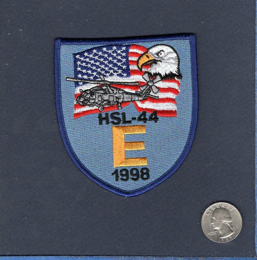 HSL-44 SWAMP FOX BATTLE E 1998 US Navy Helicopter Squadron Jacket Patch ...