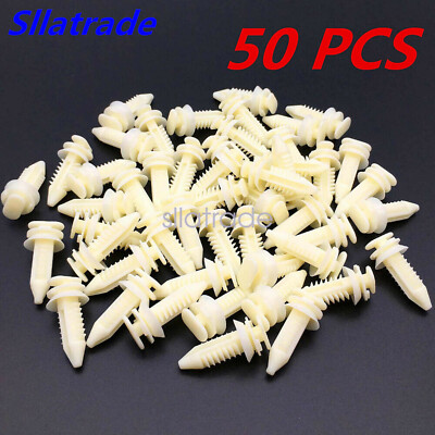 50x Door Trim Panel Clips for Chevrolet Silverado 1500 GMC Chevy Pickup ...