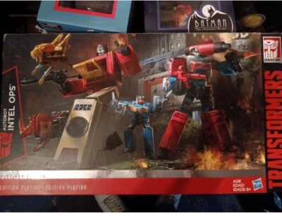 Transformers Platinum Edition Autobots Inter Ops BLASTER PERCEPTOR | eBay