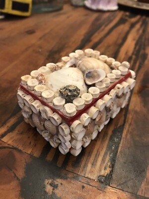 Shell Box, Mermaid Box, Vintage Trinket Box | eBay