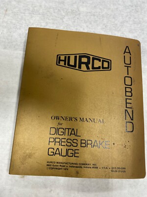 Manufacturing Equipment Parts - Hurco
