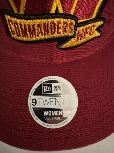 NFL Washington Commanders Football New Era 9twenty Women Adjustable | eBay