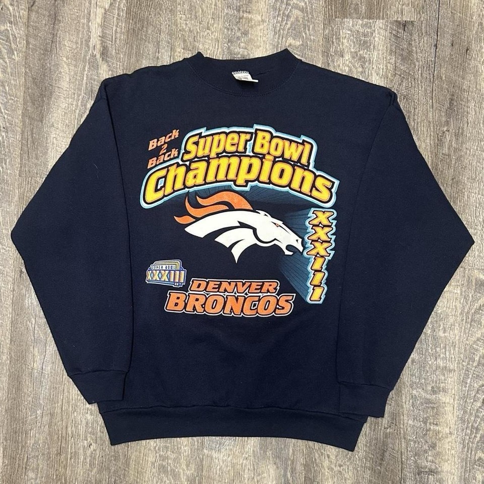 Vintage 1999 Logo 7 Denver Broncos Back 2 Back Champions Super Bowl ...