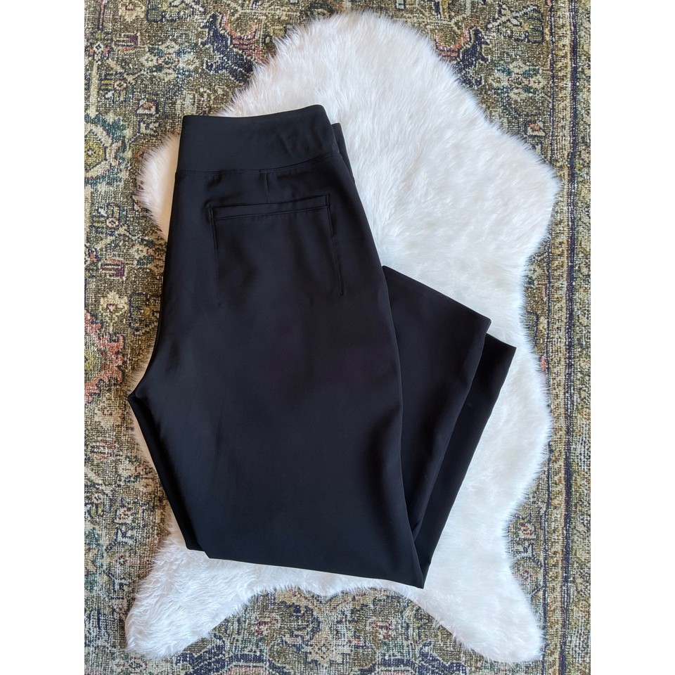 Athleta Black High Waist Ankle Pants Career Work Casual Size 12 ...