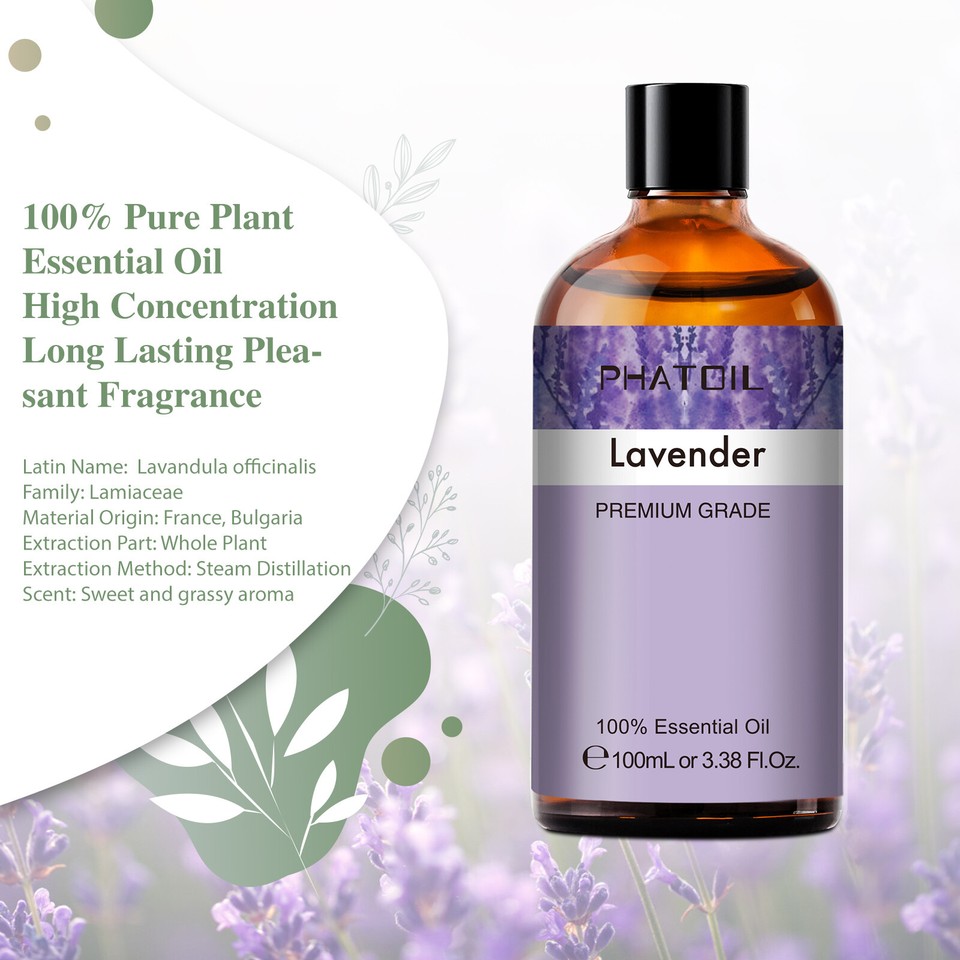 100mL Pure Essential Oils - Premium Grade Oil -Natural Aromatherapy ...