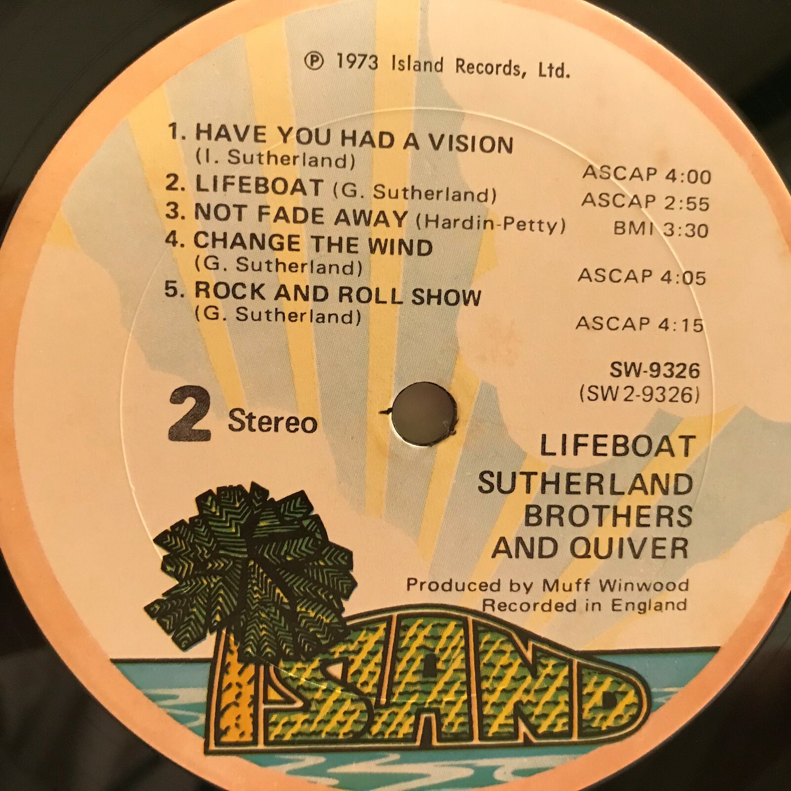 THE SUTHERLAND BROTHERS & QUIVER LP LIFEBOAT | eBay