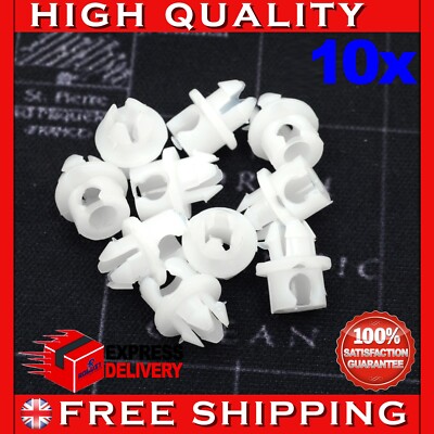 10X FOR TRANSPORTER T4 DOOR LINKAGE CLIP INTERIOR LOCK CONNECTOR ROD ...