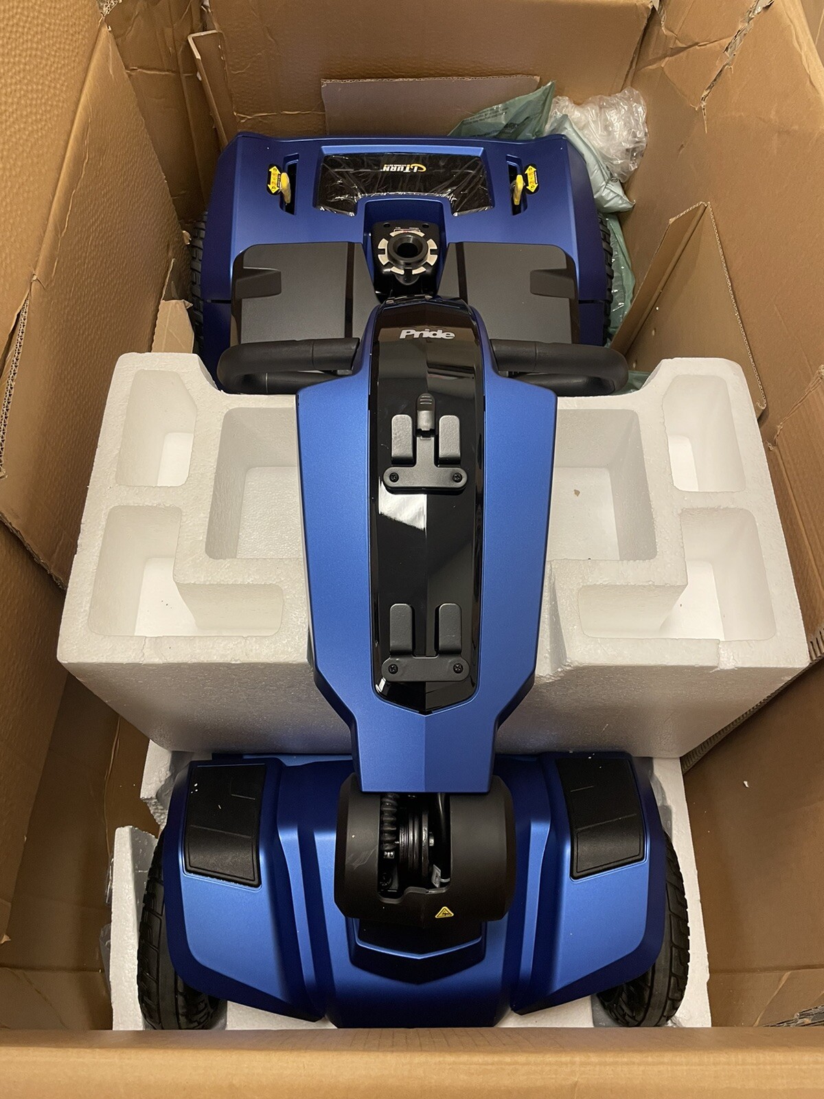 Pride Mobility Scooter ZT10 Four Wheeled Ocean Blue Open Box | eBay