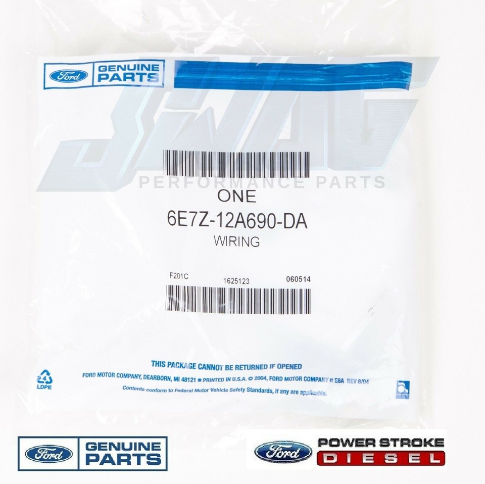 7.3L / 6.0L Diesel F250 F350 F450 F550 Genuine OEM Ford Pigtail IPR VGT ...