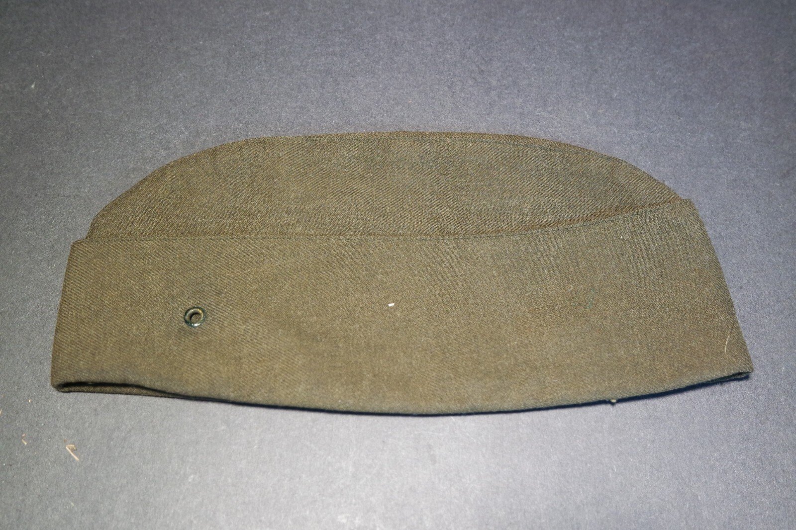 1969 Vietnam USMC Green Alpha Uniform Wool Serge Garrison Cap Hat sz 6 ...