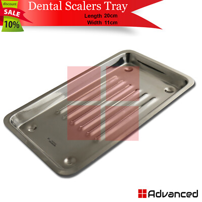 Stainless Steel Scalers Tray For 7Pcs Curettes Probes Dental Medical ...