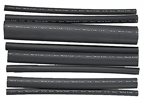 301506 Marine Grade Electrical Adhesive Lined Heat Shrink Tubing Kit 3/ ...