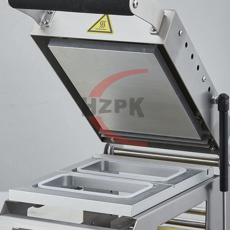 Food Tray Sealing Machine Manual Heat Tray Sealer Packaging Wrapping ...