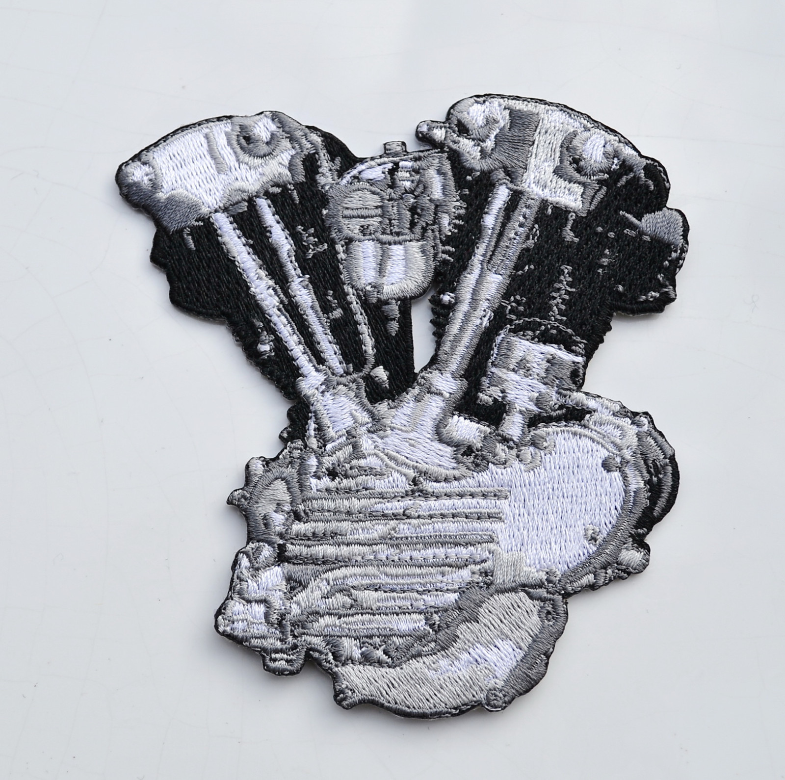 Knuckle Motor Classic Patch Aufnäher Old School Vintage Chopper Badge ...