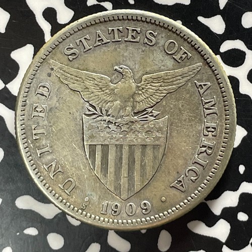 1909-S U.S. Philippines 1 Peso Lot#T5266 Large Silver Coin! | eBay