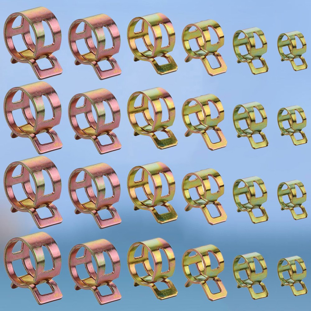 1 Set radiator hose clamps 60pcs Hose Clip Assortment Air Hose Clips ...