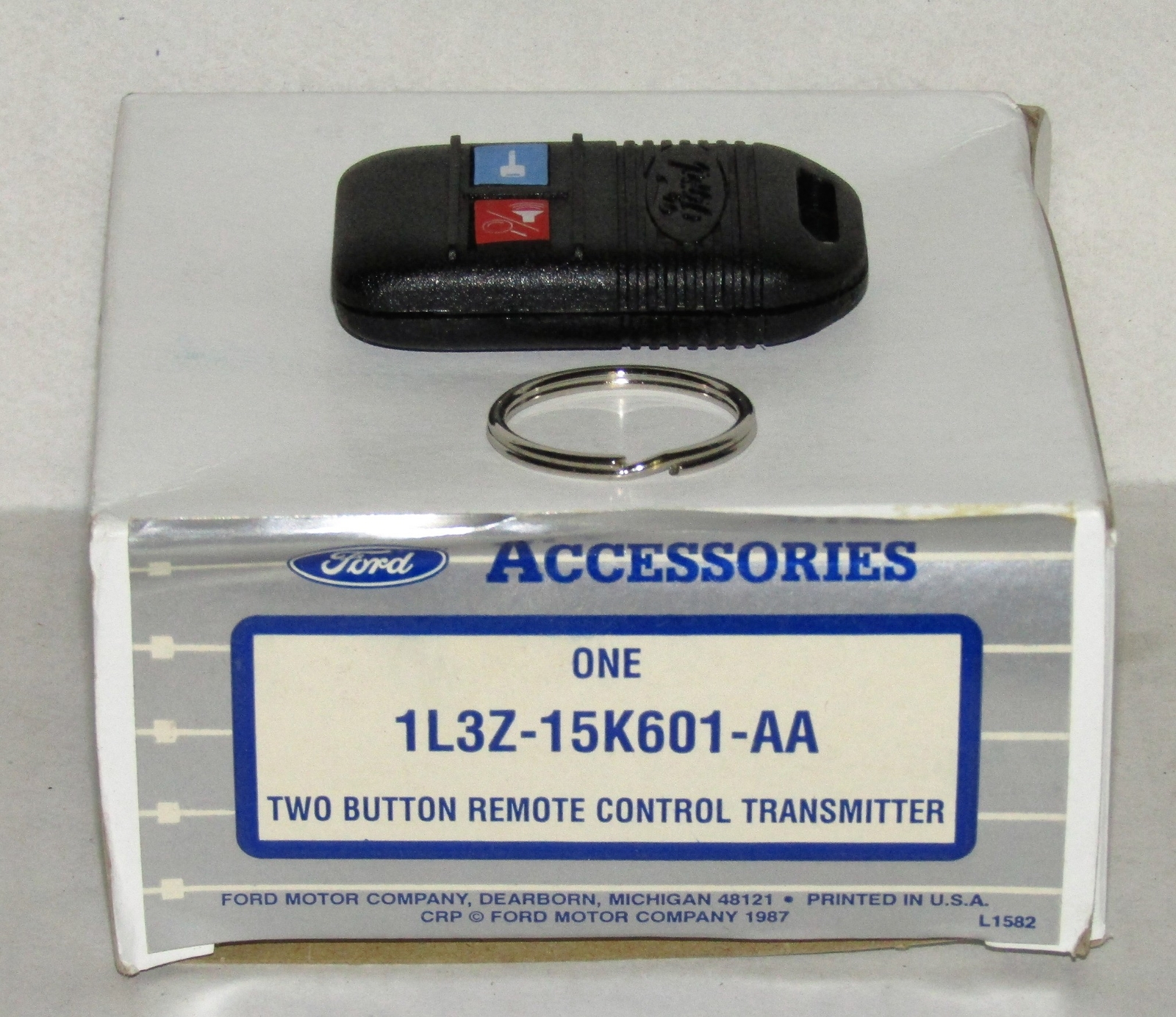 NEW FORD ACCESSORIES TWO BUTTON REMOTE CONTROL TRANSMITTER P/N 1L3Z ...