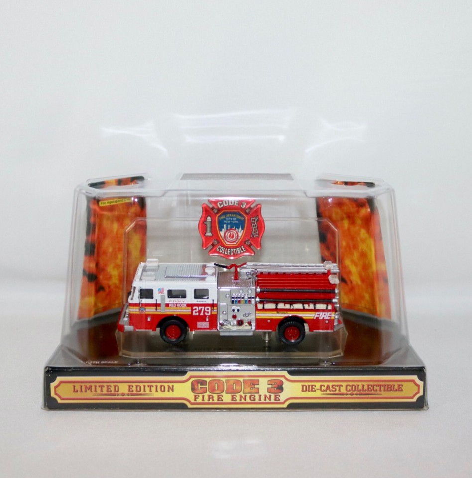 Code 3 1997 NYFD Red Hook #279 Brooklyn Seagrave Pumper LE Of 5000 ...
