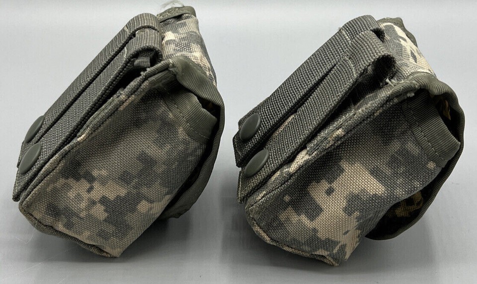 USGI Fighting Load Carrier Vest 7 Pc Kit w/ 6 MOLLE Pouches ACU UCP US ...