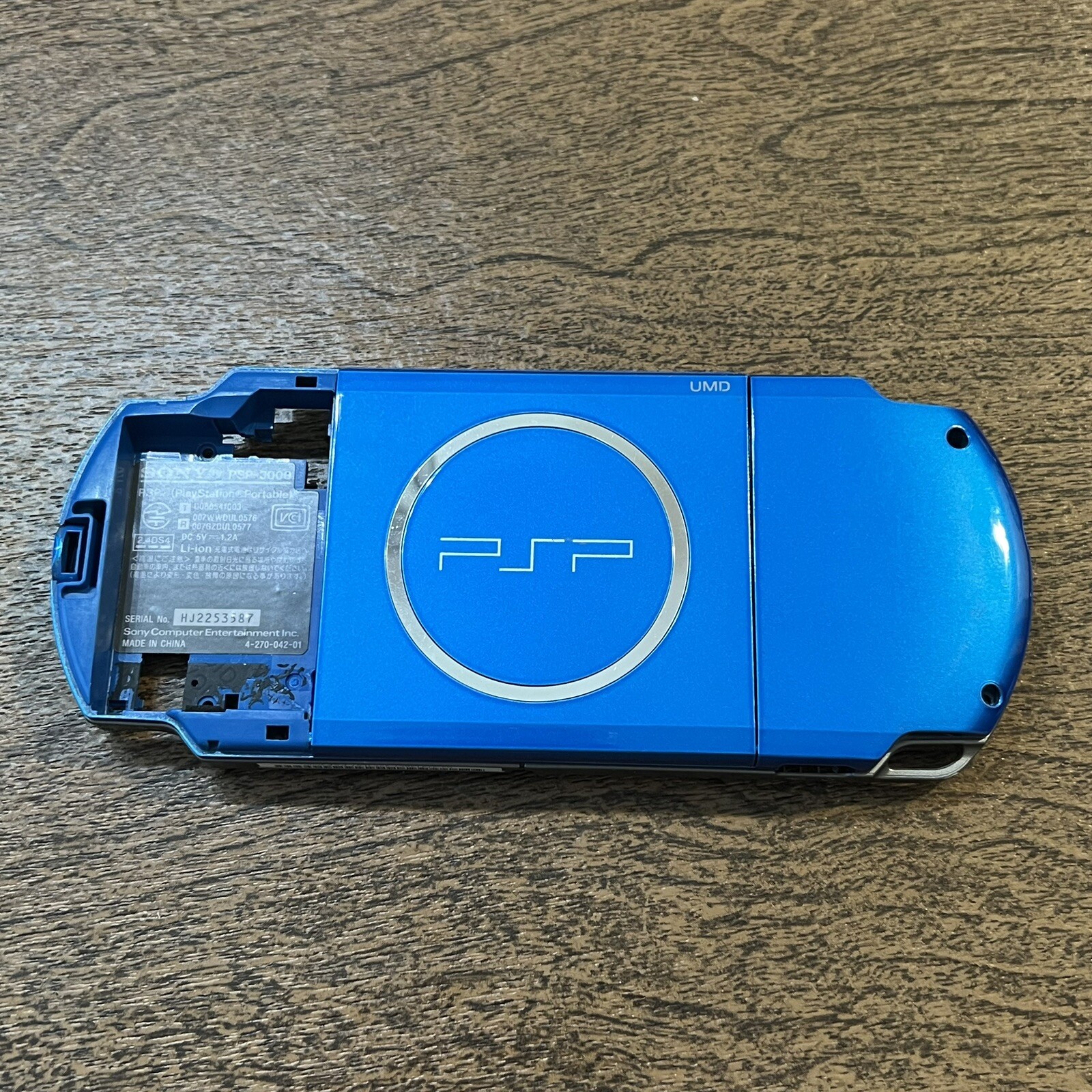 Vibrant Blue Sony PSP 3000 Rear Casing Shell Housing Case Part Official ...