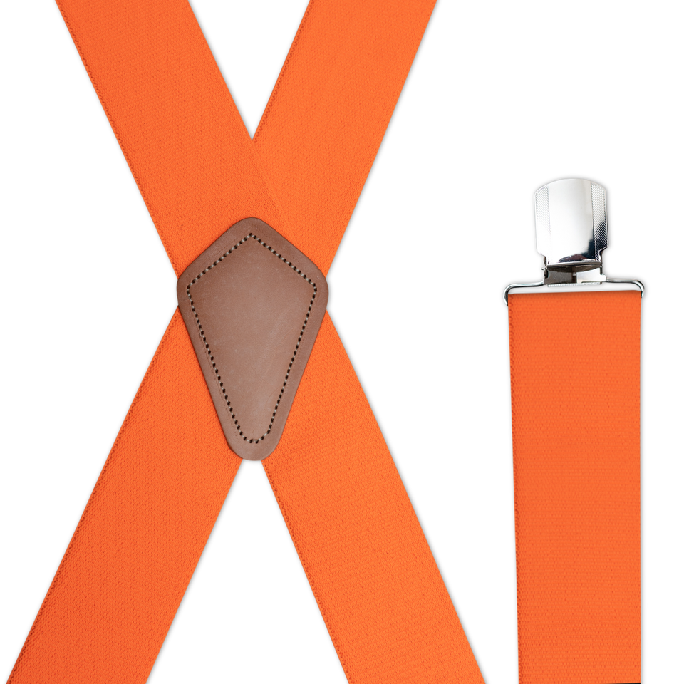 Men's Suspenders - X Style, Heavy Duty Material, Industrial Clip, USA ...