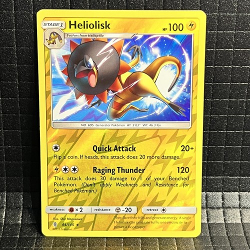 Heliolisk #44/145 Guardians Rising Reverse Holo Rare Pokemon Card | eBay