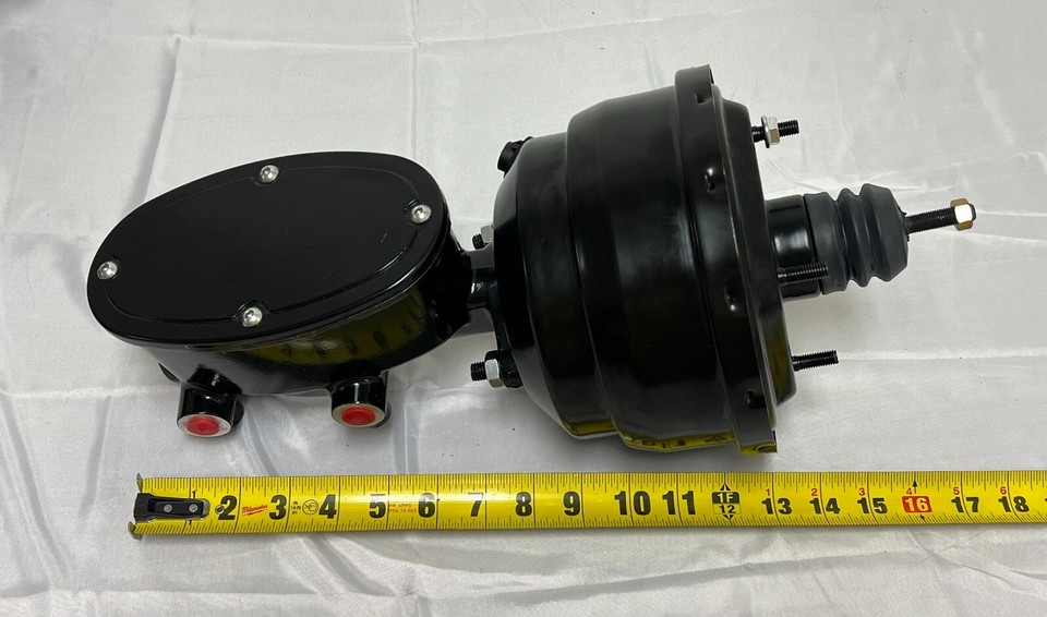 1967-72 Chevy Truck 8" Dual Power Brake Booster w/Oval Tandem Master ...
