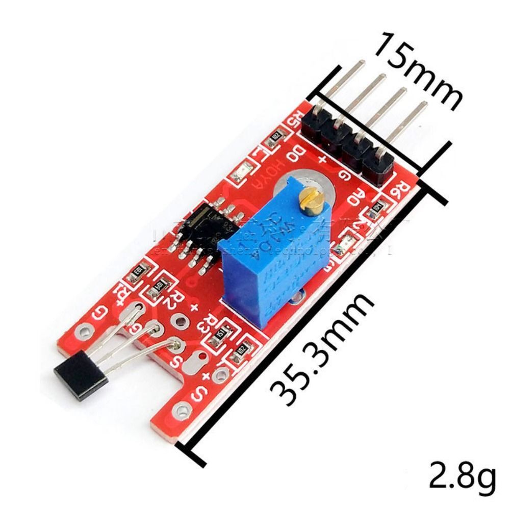 2pcs KY-024 Hall Sensors Module Hall Switch Hall Sensor Board Arduino ...