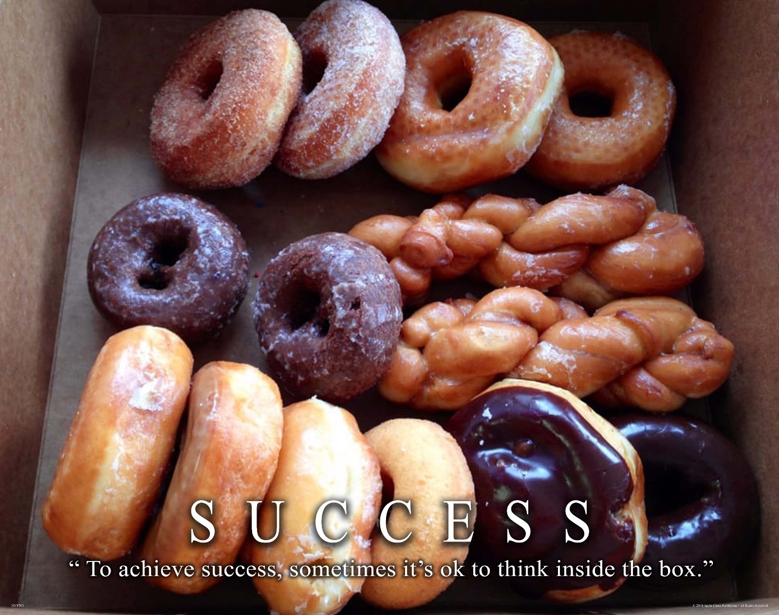 Doughnut Donut Shop Motivational Poster Art Print Bakery Coffee Artwork ...