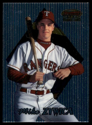 1999 Bowman's Best Mike Zywica #158 RC NM+ Or Better Texas Rangers | eBay