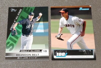 Brandon Belt (2) Card Rookie Lot San Francisco Giants HOT!! | eBay