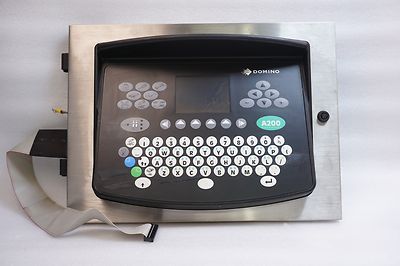 DOMINO INDUSTRIAL INKJET INK JET BARCODE PRINTER DISPLAY OPERATOR A200 ...