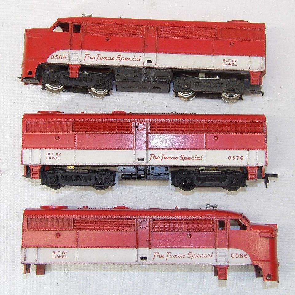 LIONEL HO Scale #566 "The Texas Special" ALCO FA Diesel Loco & 576 ...