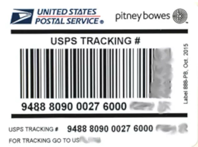Roll of 2000 Pitney Bowes Label 888 Tracking Number stickers for USPS ...