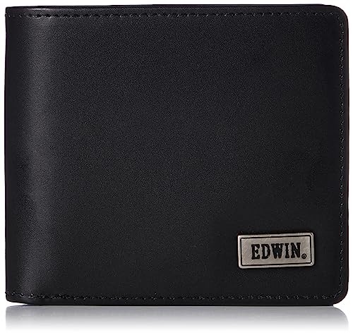 Edwin Bifold Wallet (0510745) Recycled Leather Metal Logo Bill Storage ...