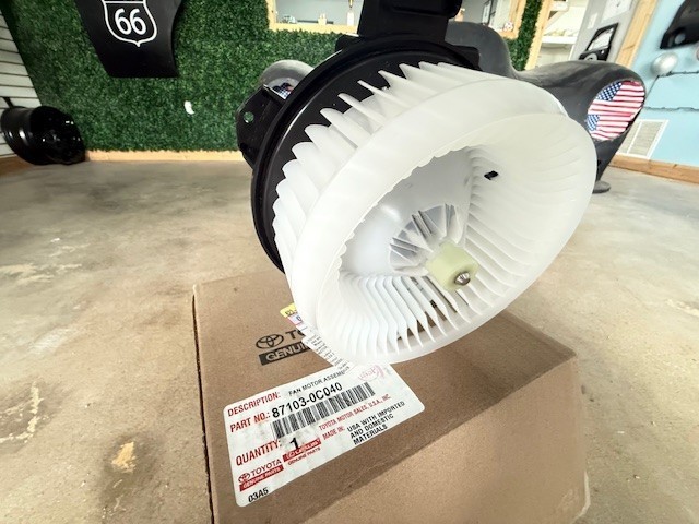 (1) GENUINE TOYOTA 07-21 TUNDRA A/C Blower Motor 87103-0C040 same as ...