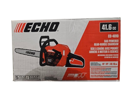Echo CS-4010-18 18in 41.6 cc 2-Stroke Gas Rear Handle Chainsaw USED | eBay