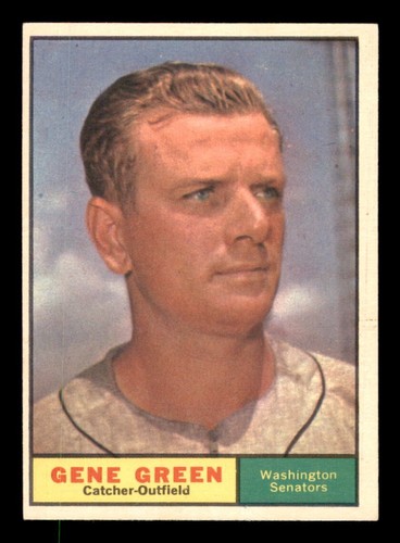 1961 Topps Baseball #206 Gene Green VG/EX *e3 | eBay