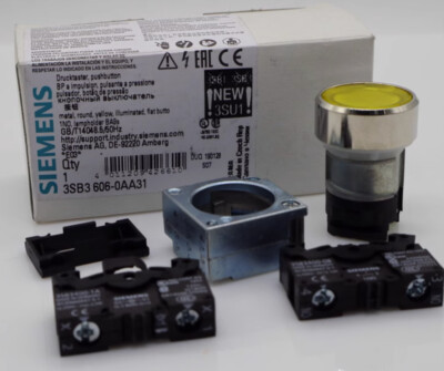 1pcs SIEMENS push button switch 3SB3606-0AA31 | eBay