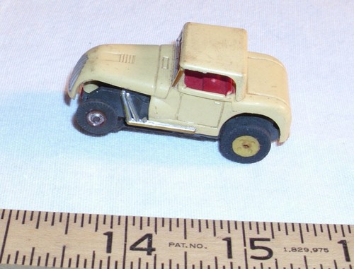 AURORA THUNDERJET 500 T JET FORD HOT ROD HO SLOT CAR 1960s IN YELLOW | eBay