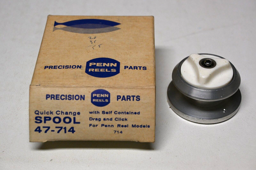 Vintage PENN Spinfisher 714 Green Spinning Reel Quick Change Spool Part ...