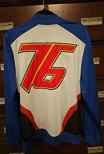 OVERWATCH SOLDIER 76 Jacket ADULT Sz Medium Cosplay Costume Moto Zip | eBay