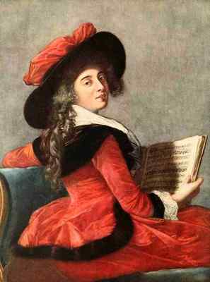 A4 Photo Lebrun Le Vigee 1755 1842 37 1913 The Baroness de Crussol ...