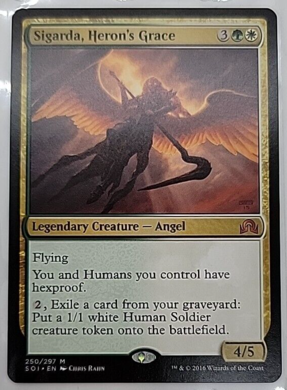 Sigarda, Heron's Grace Shadows over Innistrad Mythic Rare | eBay