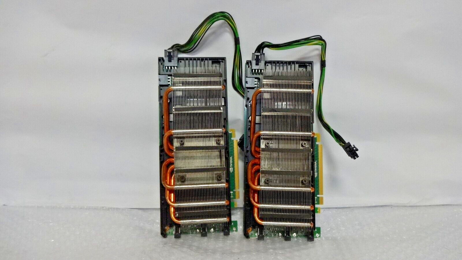 LOT OF 2 NVIDIA TESLA M2090 6GB GDDR5 PCIe GPU GRAPHICS ACCELERATOR ...