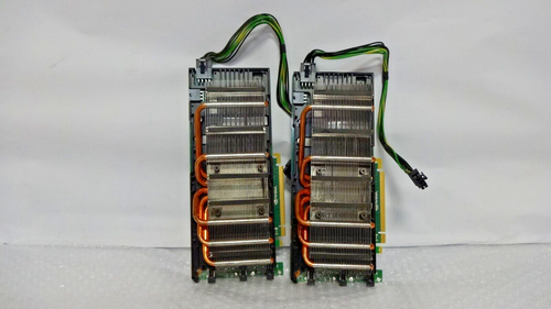 LOT OF 2 NVIDIA TESLA M2090 6GB GDDR5 PCIe GPU GRAPHICS ACCELERATOR ...