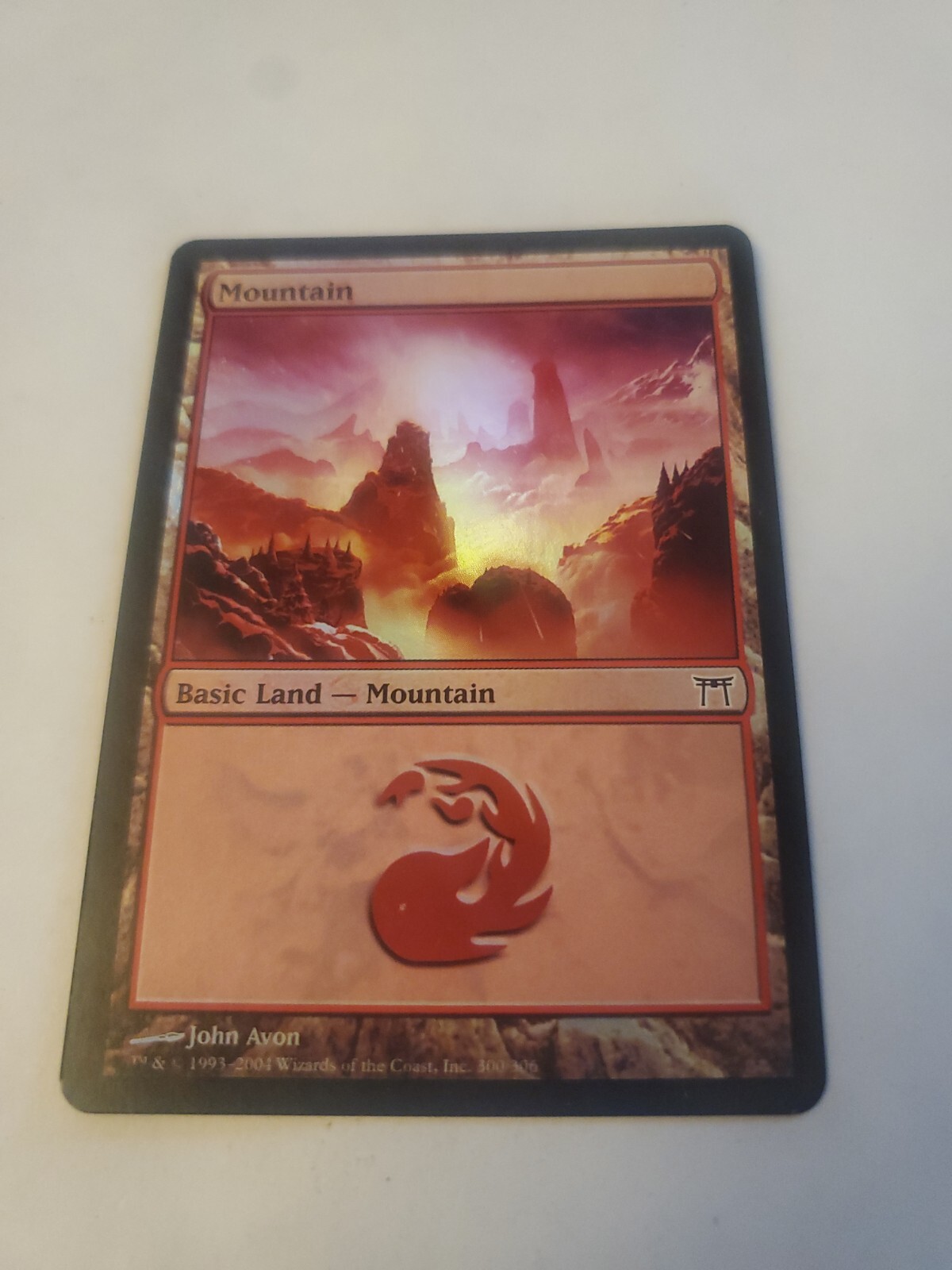 MTG Mountain Champions of Kamigawa Foil 300/306 Regular Land | eBay